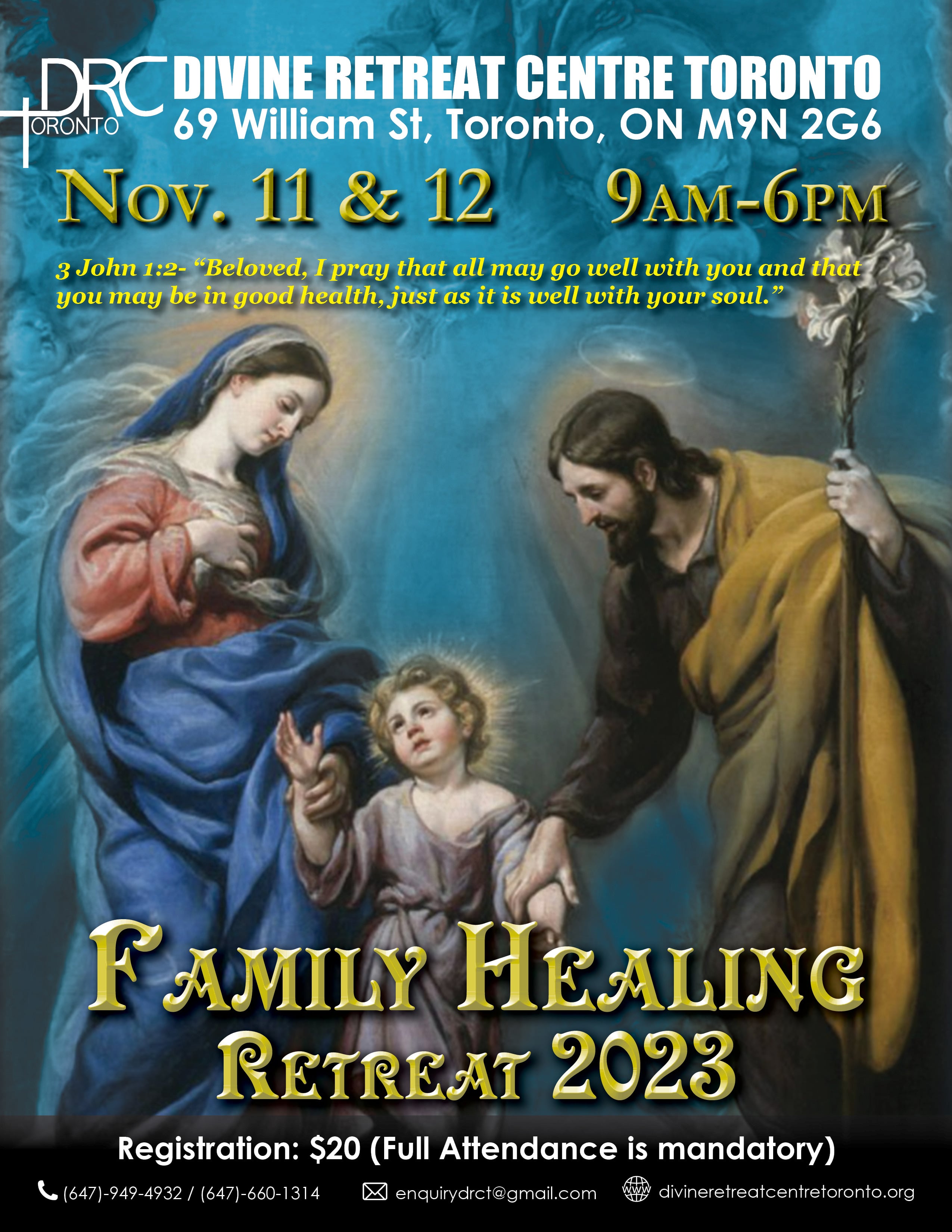 Archdiocese of Toronto - Family Healing Retreat