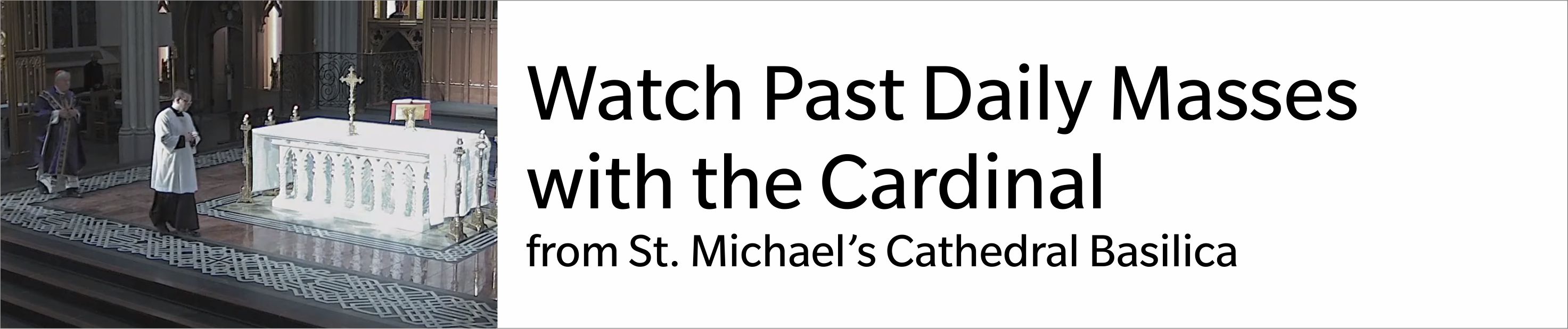 Archdiocese of Toronto - Watch the Mass